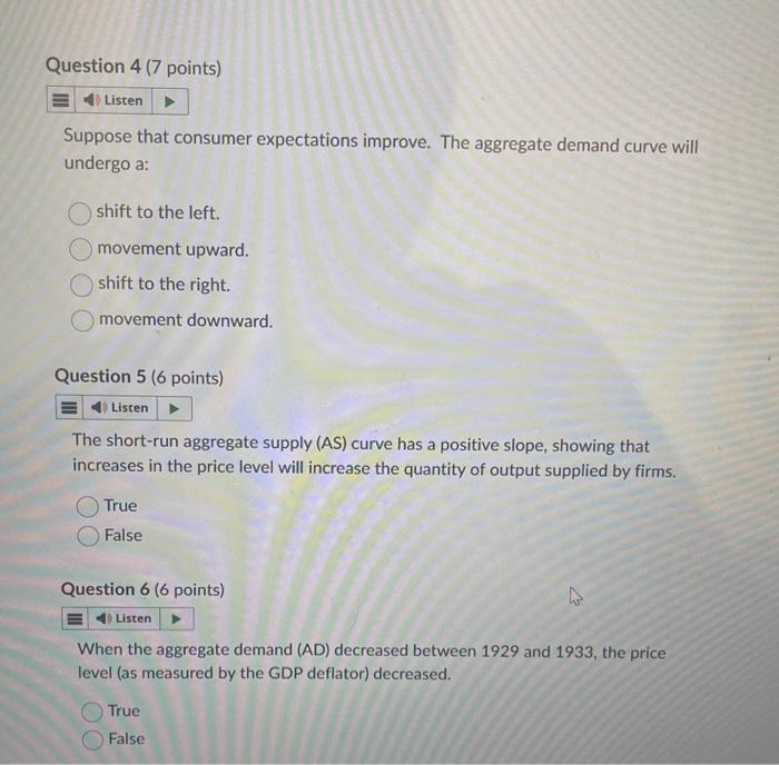 Solved Question 1 (7 points) Listen According to John | Chegg.com