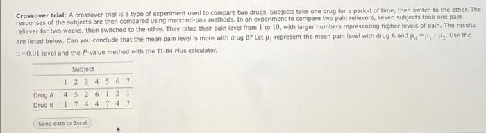 Solved Crossover trial: A crossover trial is a type of | Chegg.com