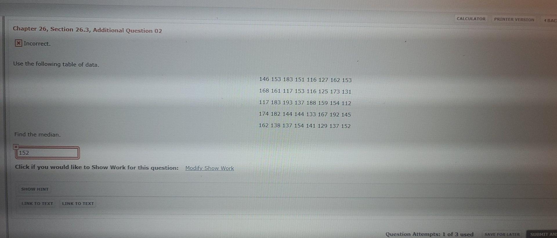 Solved Calculator Printer Version Bac Chapter 26 Section 9603
