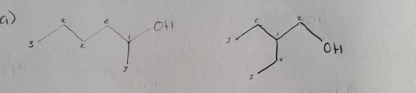 Solved Letter A Sex Hexyl Alcohol I See The Answer In The