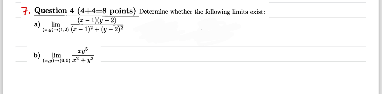 Solved Question points) ﻿Determine whether the following | Chegg.com