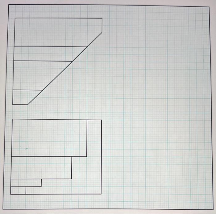 Draw the SE isometric view from the top and front | Chegg.com