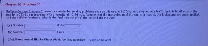 Solved Chapter 07, Problem 55 Multiple-Concept Example 7 | Chegg.com
