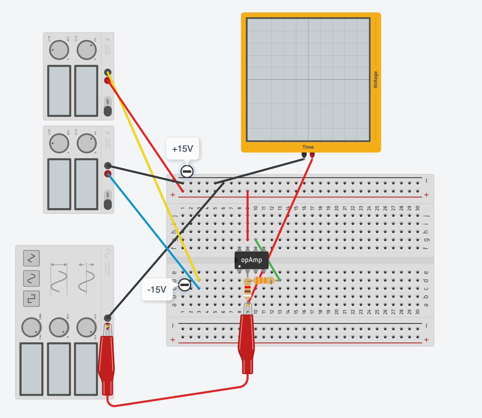 Solved Construct the schematic of Figure 4.1 ﻿and 4.2 ﻿on a | Chegg.com