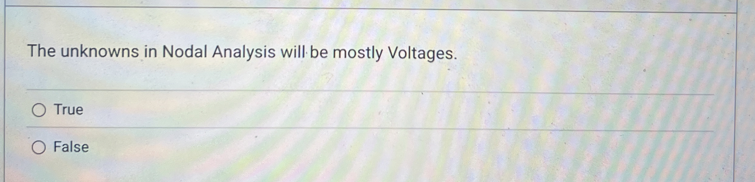 Solved The unknowns in Nodal Analysis will be mostly | Chegg.com