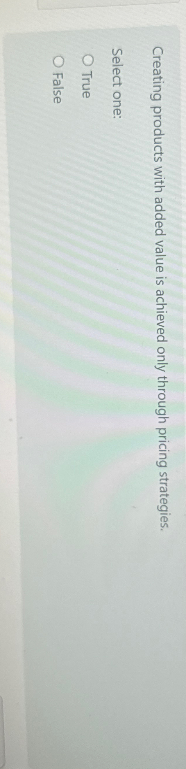 Solved Creating products with added value is achieved only | Chegg.com