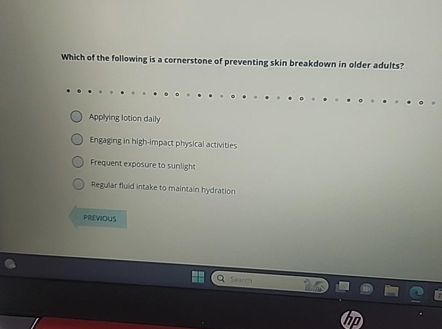 Solved Which of the following is a cornerstone of preventing | Chegg.com