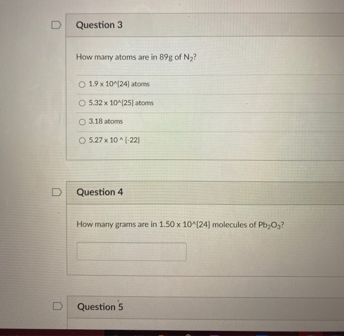 Solved Question 1 How many molecules are in 463 g of Na2O? | Chegg.com