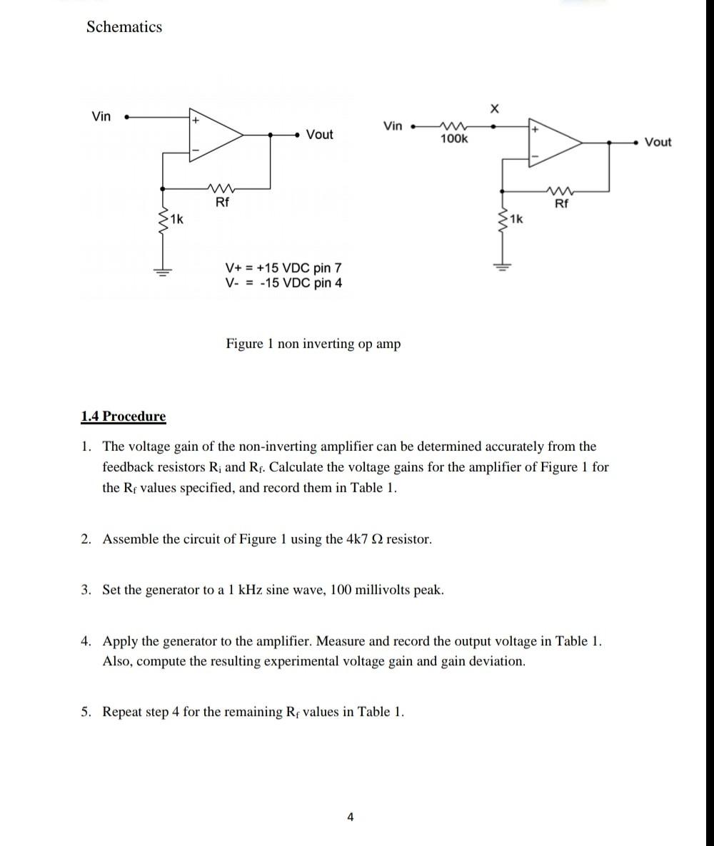 Solved Experiment No1 Experiment Title Non Inverting 