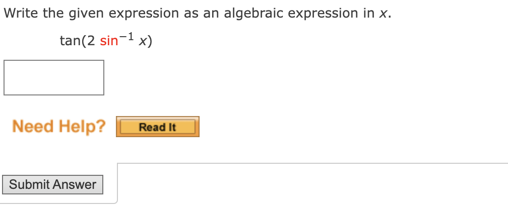 Solved Write the given expression as an algebraic expression | Chegg.com