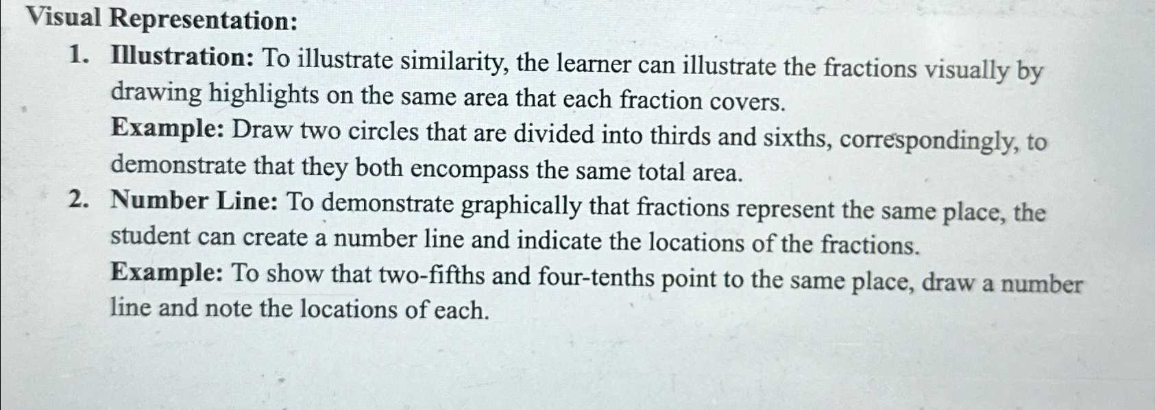 Solved Visual Representation:Illustration: To illustrate | Chegg.com