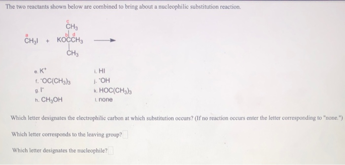Solved The two reactants shown below are combined to bring | Chegg.com