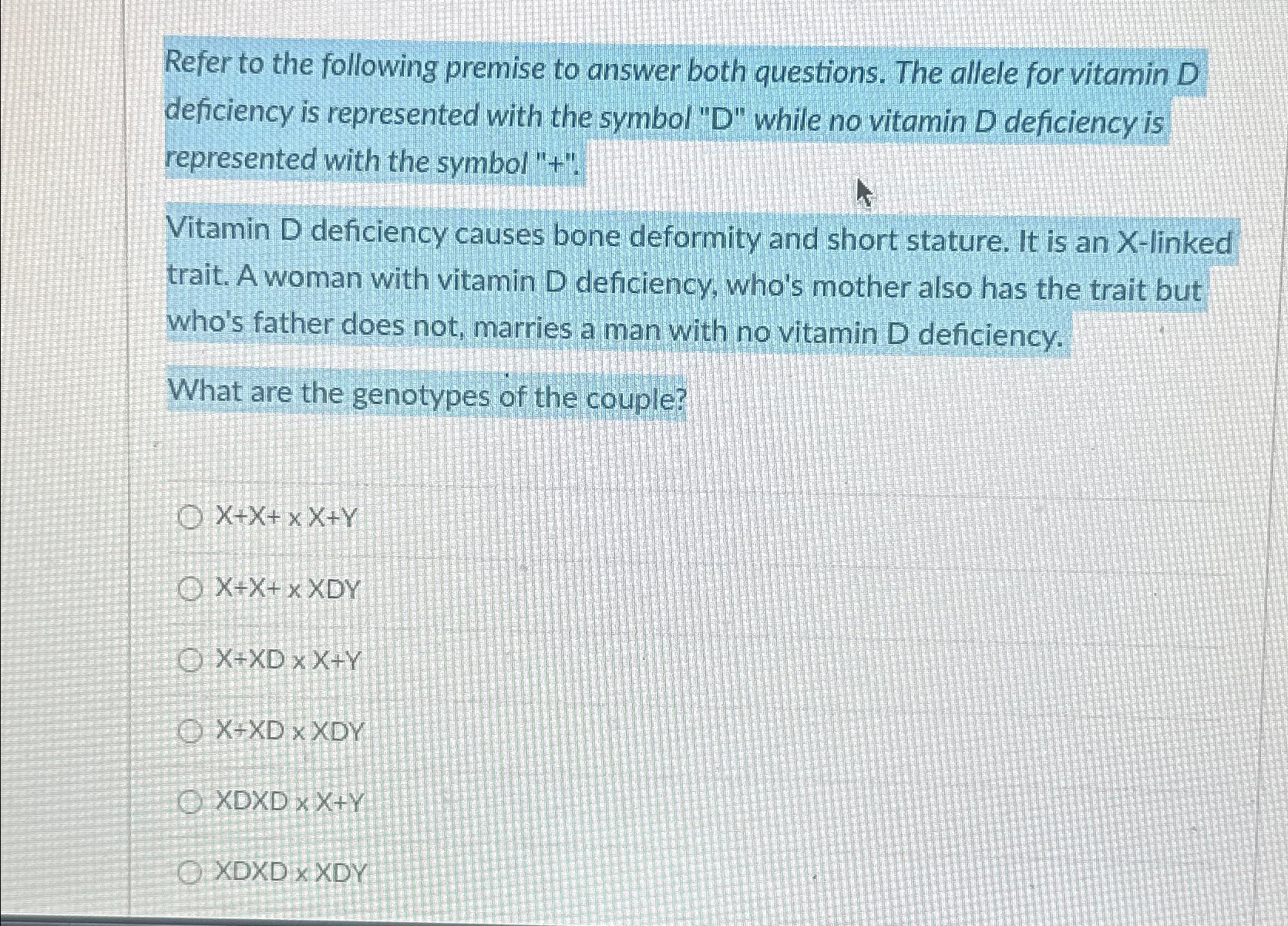 Solved Refer to the following premise to answer both | Chegg.com
