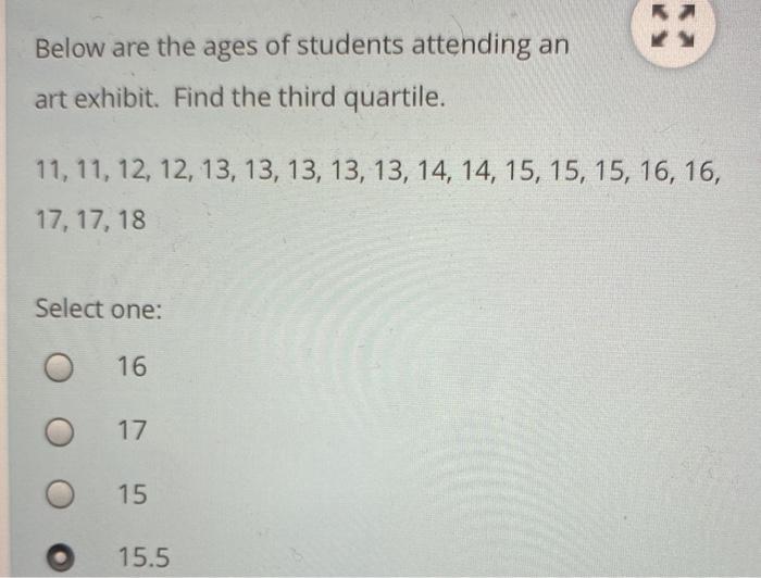 Solved Given the stemplot below, what is the median of the | Chegg.com