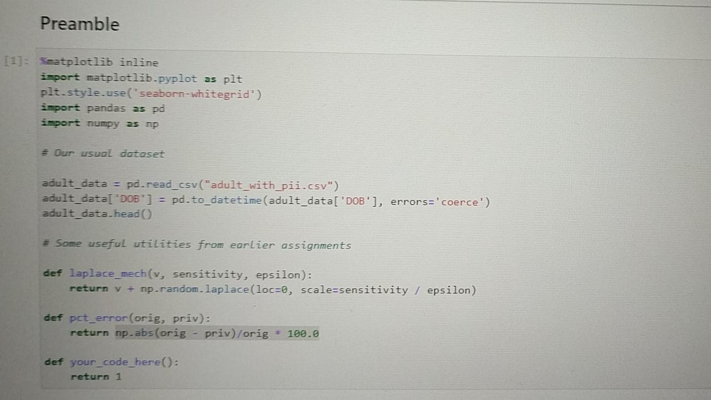 Solved Question 19 (3 points) in the cell below, define a | Chegg.com