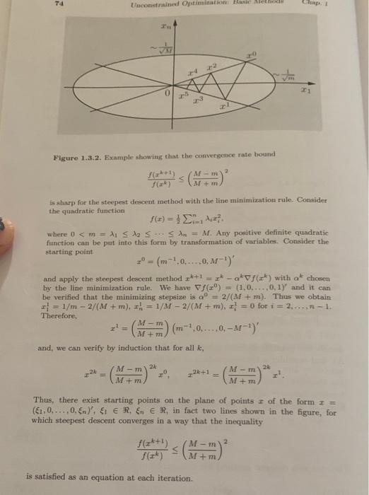 Solved 1.3.1 Estimate the rate of convergence of steepest | Chegg.com