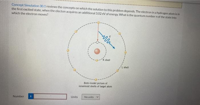 Solved Using The Bohr Model Determine The Ratio Of The
