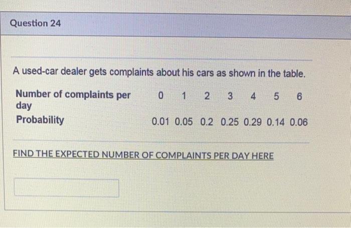 Solved This problem involves empirical probability. The | Chegg.com