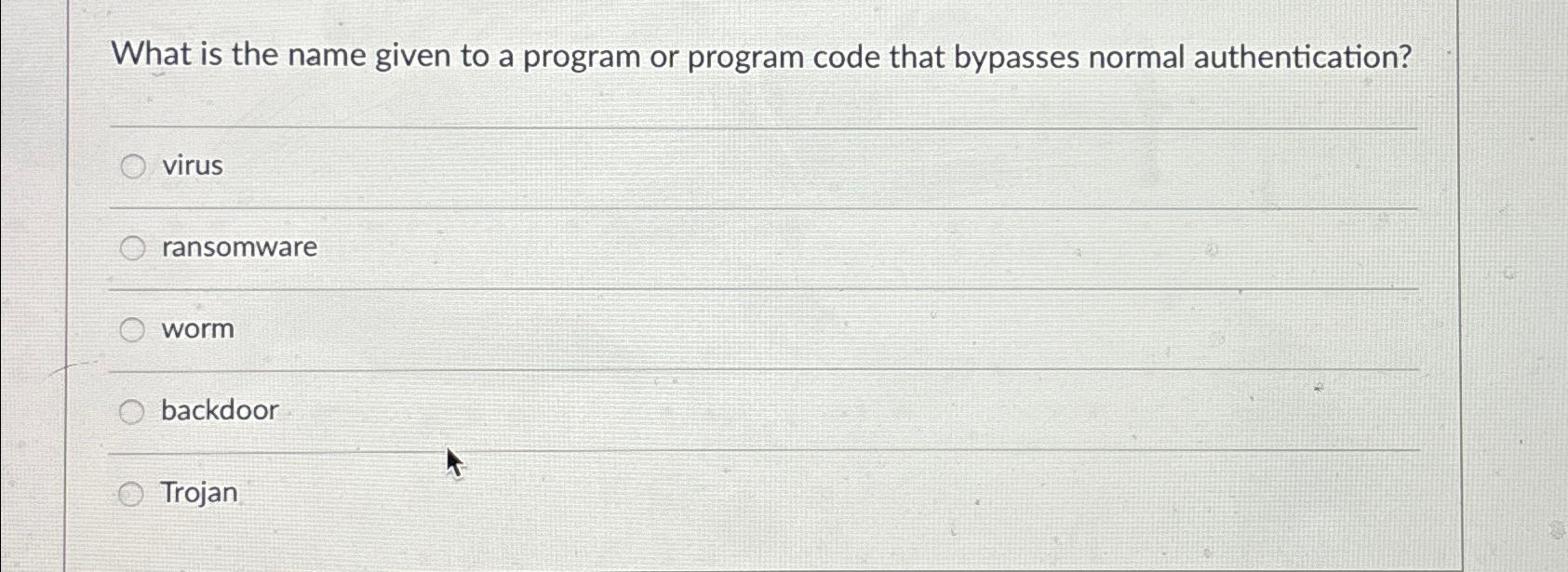 Solved What is the name given to a program or program code | Chegg.com