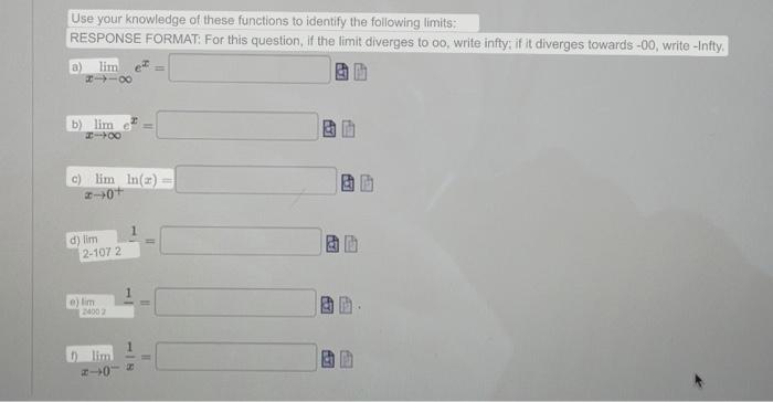 Solved Use your knowledge of these functions to identify the | Chegg.com