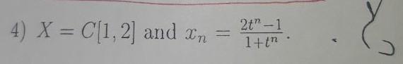 Solved functional analysis 4 find the limit of the | Chegg.com