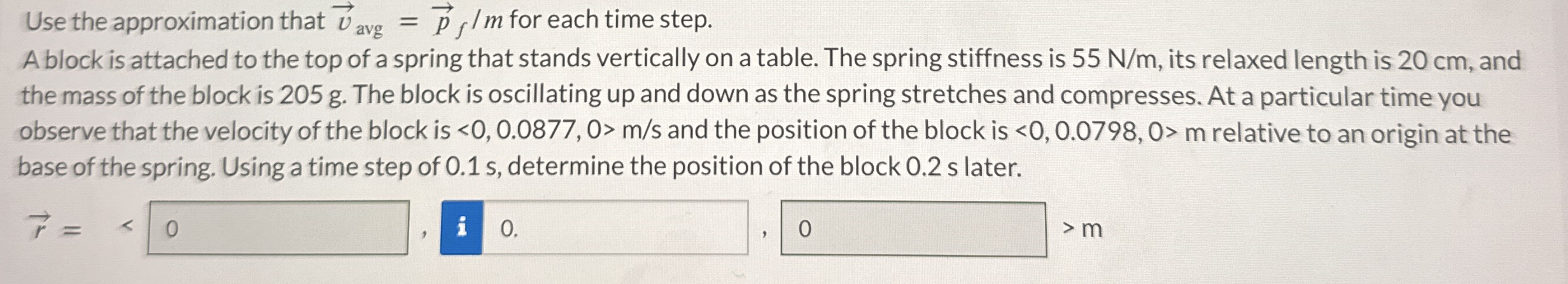 Solved Use the approximation that vec(v)avg =vec(p)fm ﻿for | Chegg.com