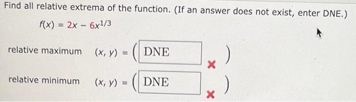 Solved Find all relative extrema of the function. (If an | Chegg.com