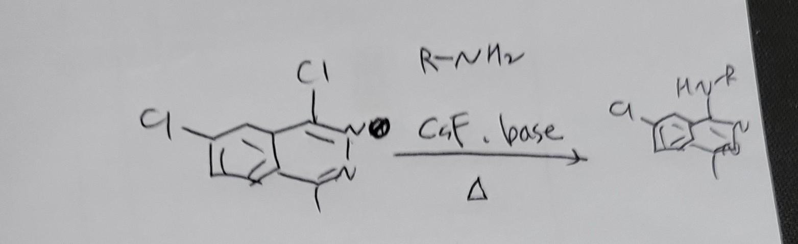 Solved Is this SN2 rx? if it's right, what is CsF role? just | Chegg.com