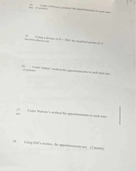 Solved 19. Using the method of pairwise comparisons, which | Chegg.com