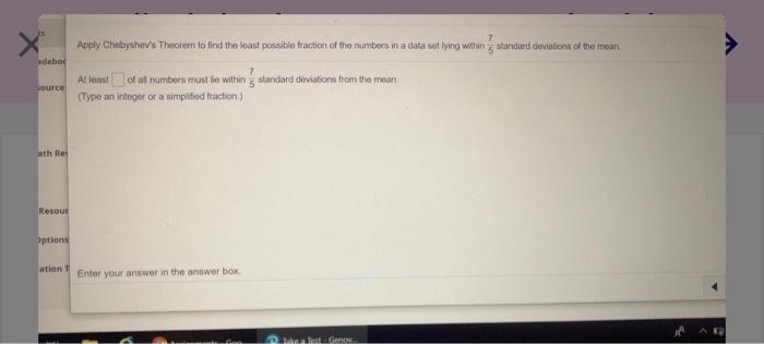Solved debog Apely Chabyshey's Thooter to find the last | Chegg.com