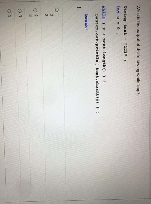 Solved What is the output of the following while loop? | Chegg.com