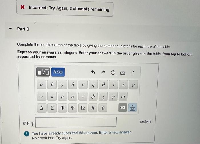 Solved Complete the third column of the table by giving the | Chegg.com