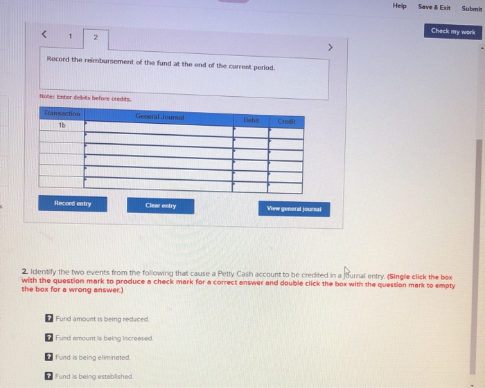 Solved mework * Inco Saved Help Save & Exit Submit Check my | Chegg.com