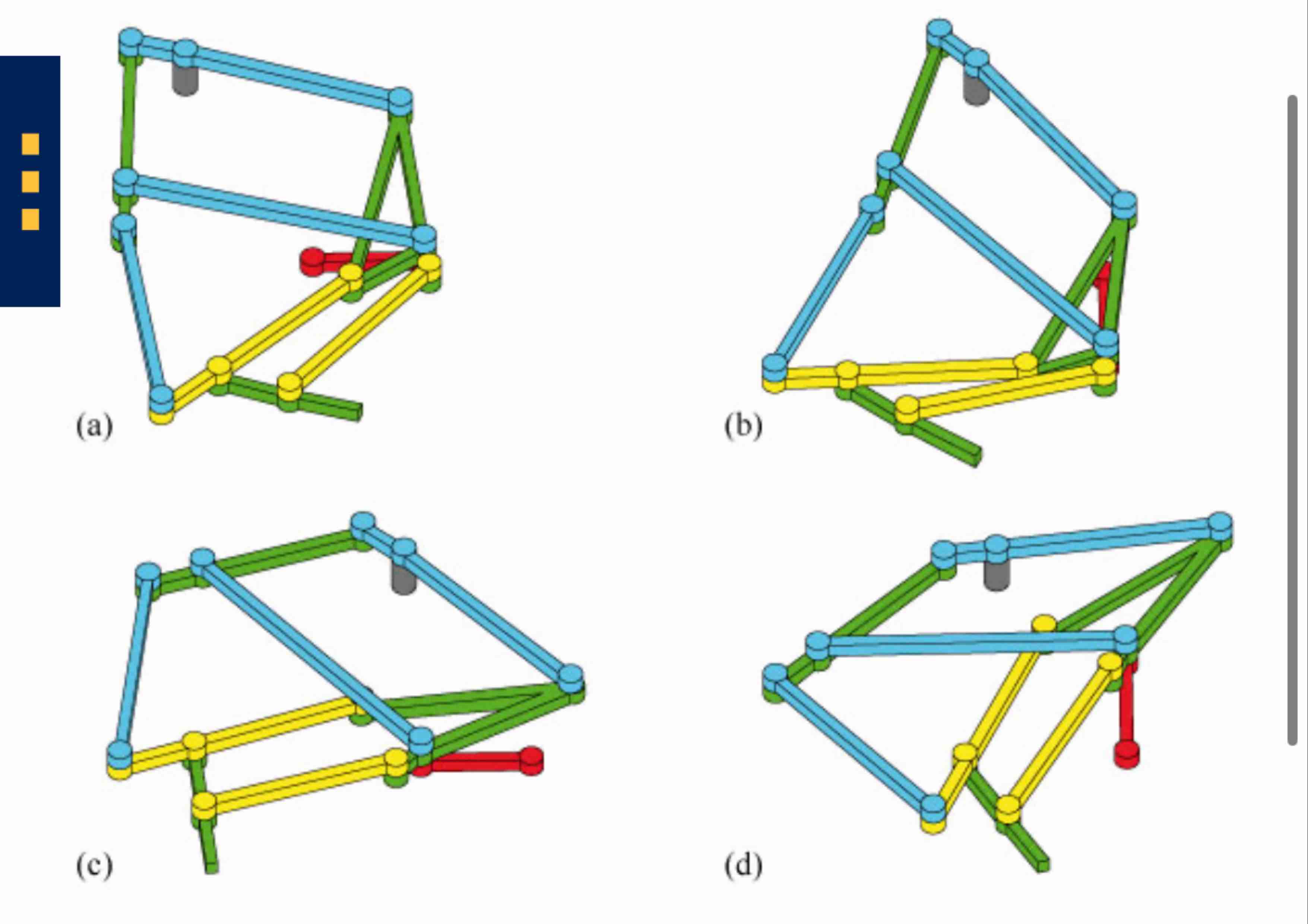 Figure 2 ﻿Trotbot linkage system with additional heel | Chegg.com