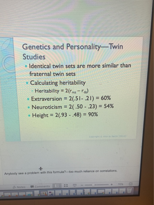 Solved 55) The Minnesota Twin Study found that the | Chegg.com