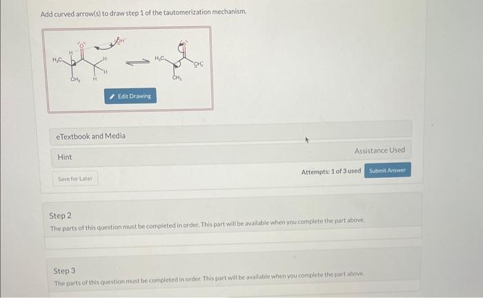 Solved Show a mechanism of formation of the following enol | Chegg.com