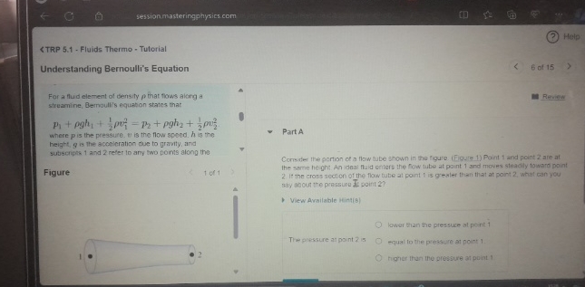 Solved sessionmasteringphysics.com STRP 5.1 - Fluids Thermo | Chegg.com
