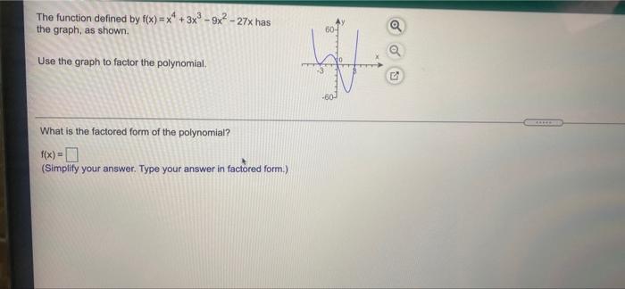 Solved the function defined by f(c)=x^4+3x^3-9x^2-27x has | Chegg.com