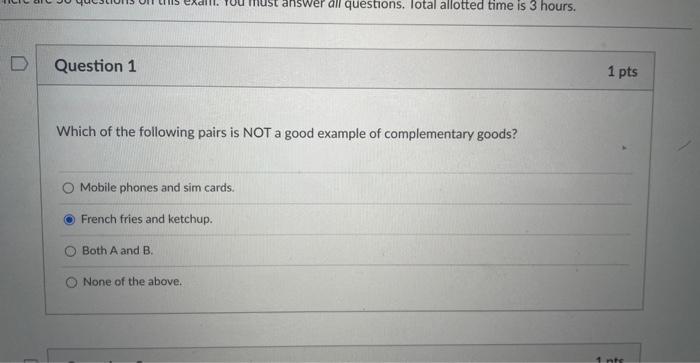 Solved Which of the following pairs is NOT a good example of | Chegg.com