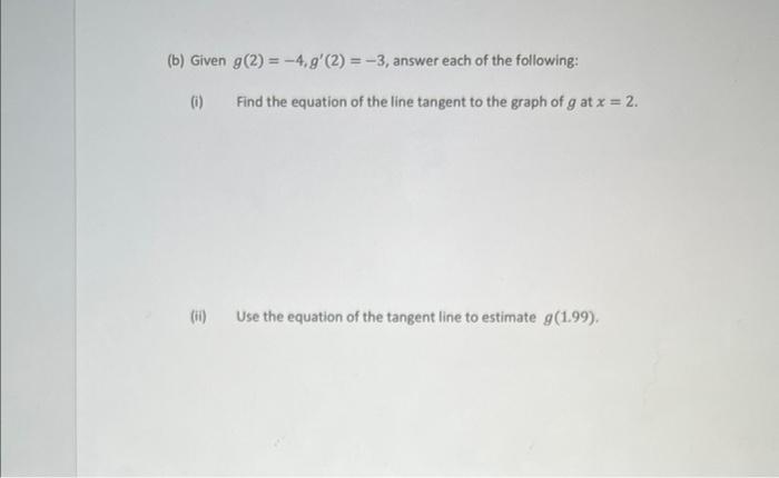 Solved For the following functions, determine the equation | Chegg.com