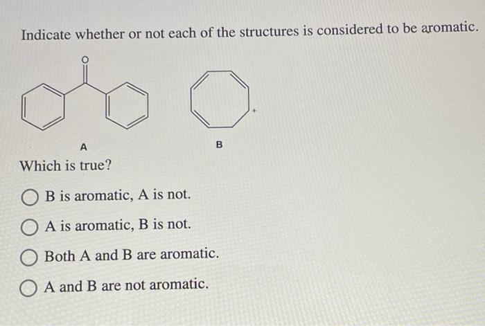 Solved Indicate whether or not each of the structures is | Chegg.com