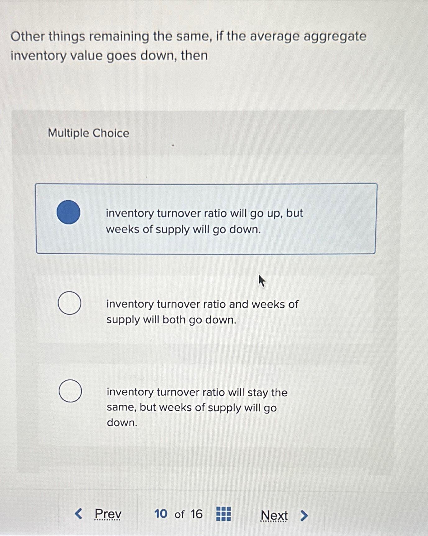 Solved Other things remaining the same, if the average | Chegg.com