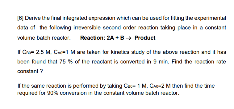 Solved Derive the final integrated expression which can be | Chegg.com