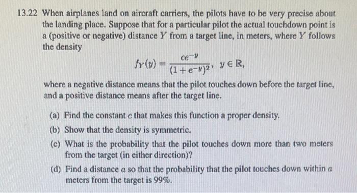 Solved 22 When airplanes land on aircraft carriers, the | Chegg.com