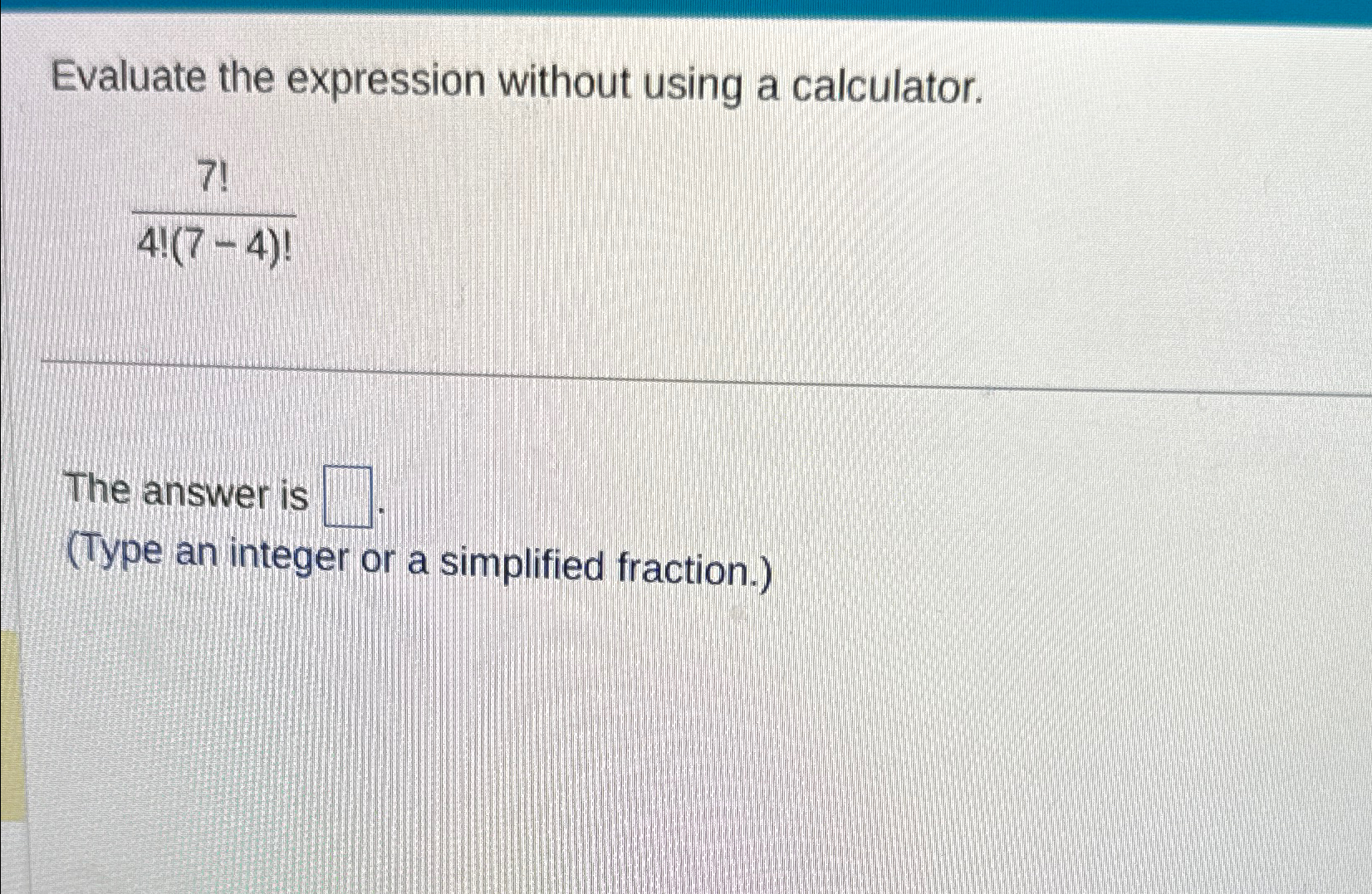 Solved Evaluate the expression without using a | Chegg.com