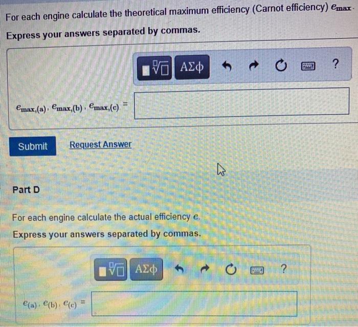Solved (Figure 1) shows three heat engines. Figure