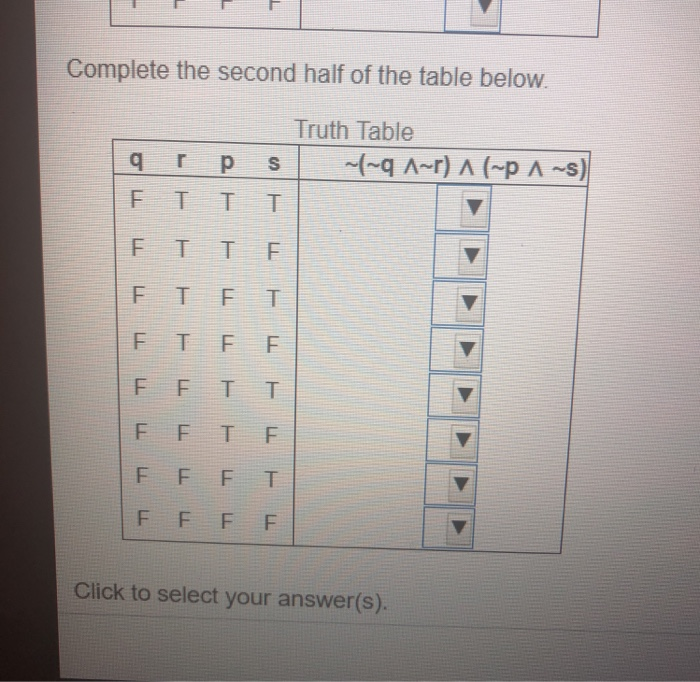 Solved Construct a truth table for the compound statement | Chegg.com