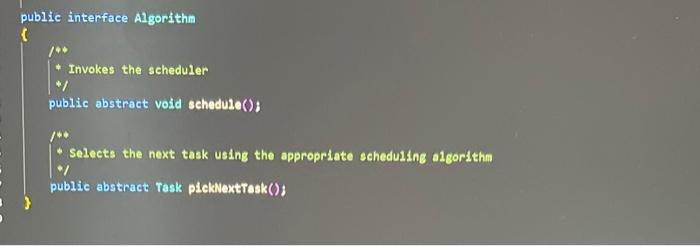 Solved This project follows the topic of CPU scheduling, | Chegg.com