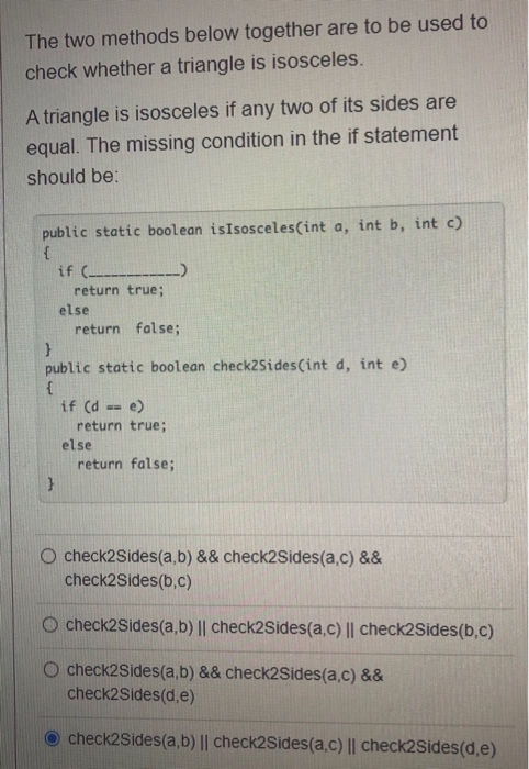 Solved In a valid triangle every side should be less than | Chegg.com