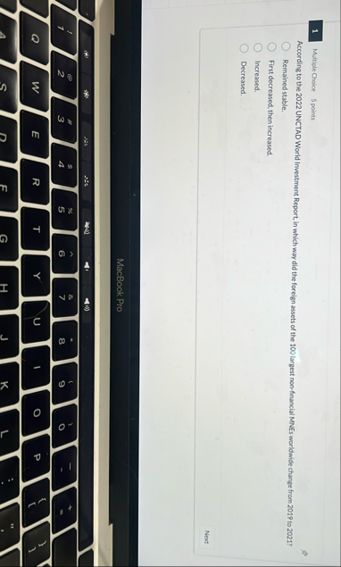 Solved 1Multiple Choice5 ﻿pointsAccording to the 2022 | Chegg.com